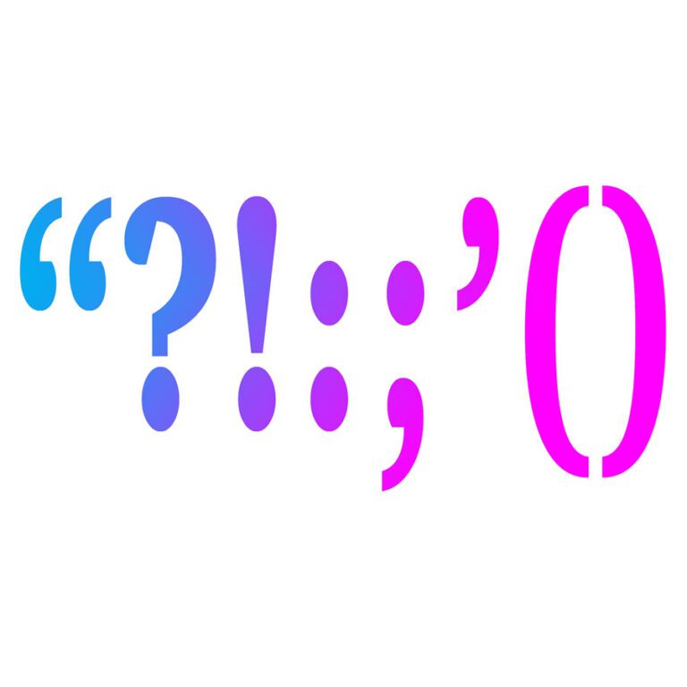 Common Grammatical Punctuation Marks Simplified - R Nesbitt.com